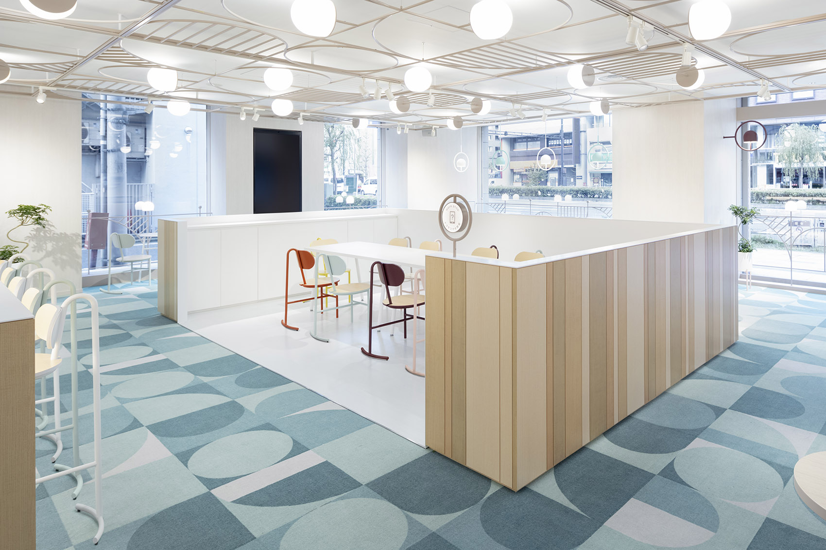 docomo shop + d garden by nendo - 谷德设计网