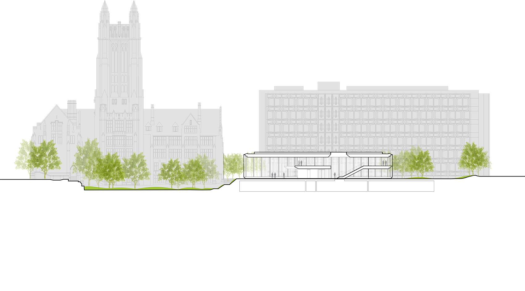 Yale University Center for Innovative Thinking by WEISS / MANFREDI - 谷德设计网