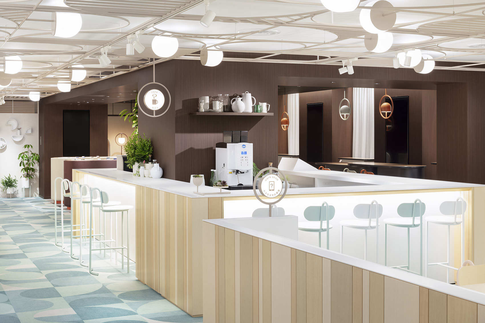 docomo shop + d garden by nendo - 谷德设计网