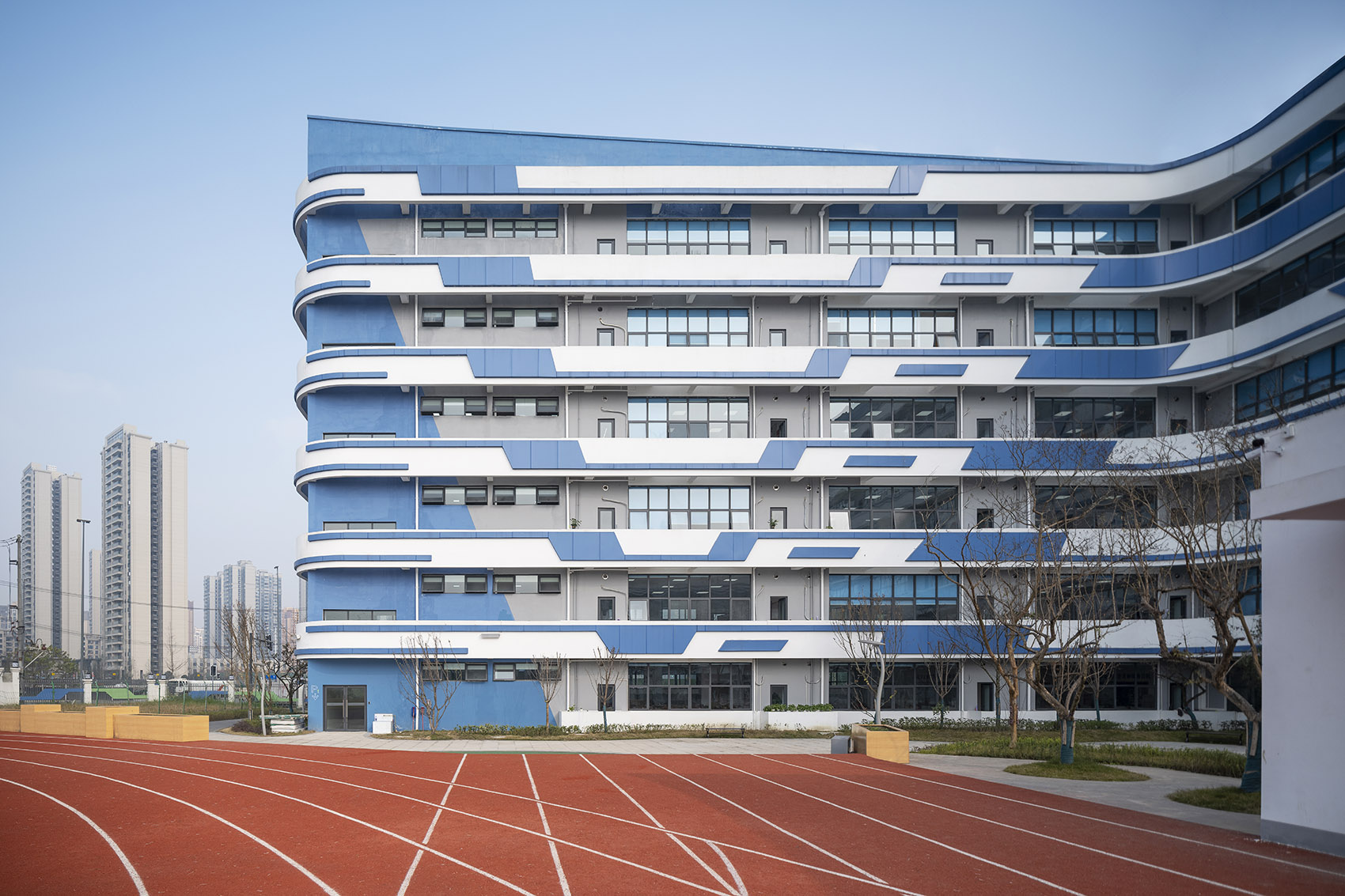 Chengdu New Century Foreign Language School, China by ZZHK Architects ...