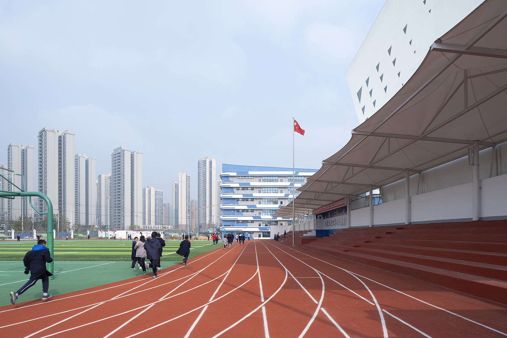 Chengdu New Century Foreign Language School, China by ZZHK Architects ...
