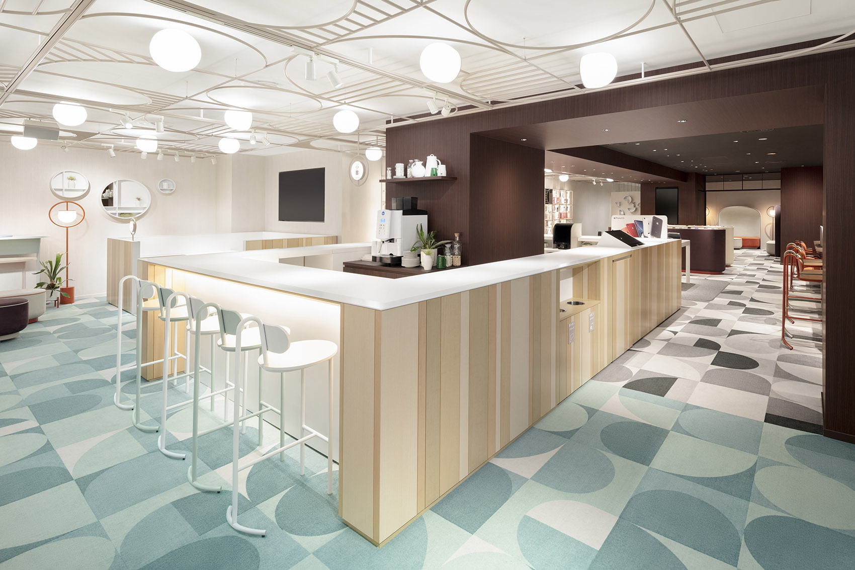 docomo shop + d garden by nendo - 谷德设计网