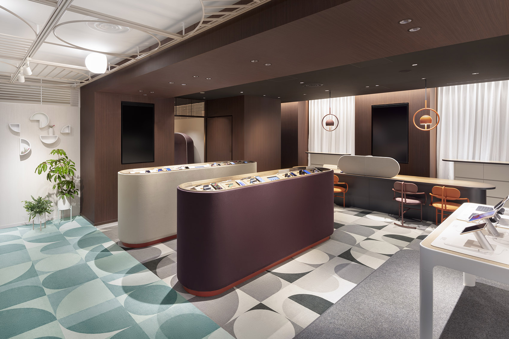 docomo shop + d garden by nendo - 谷德设计网