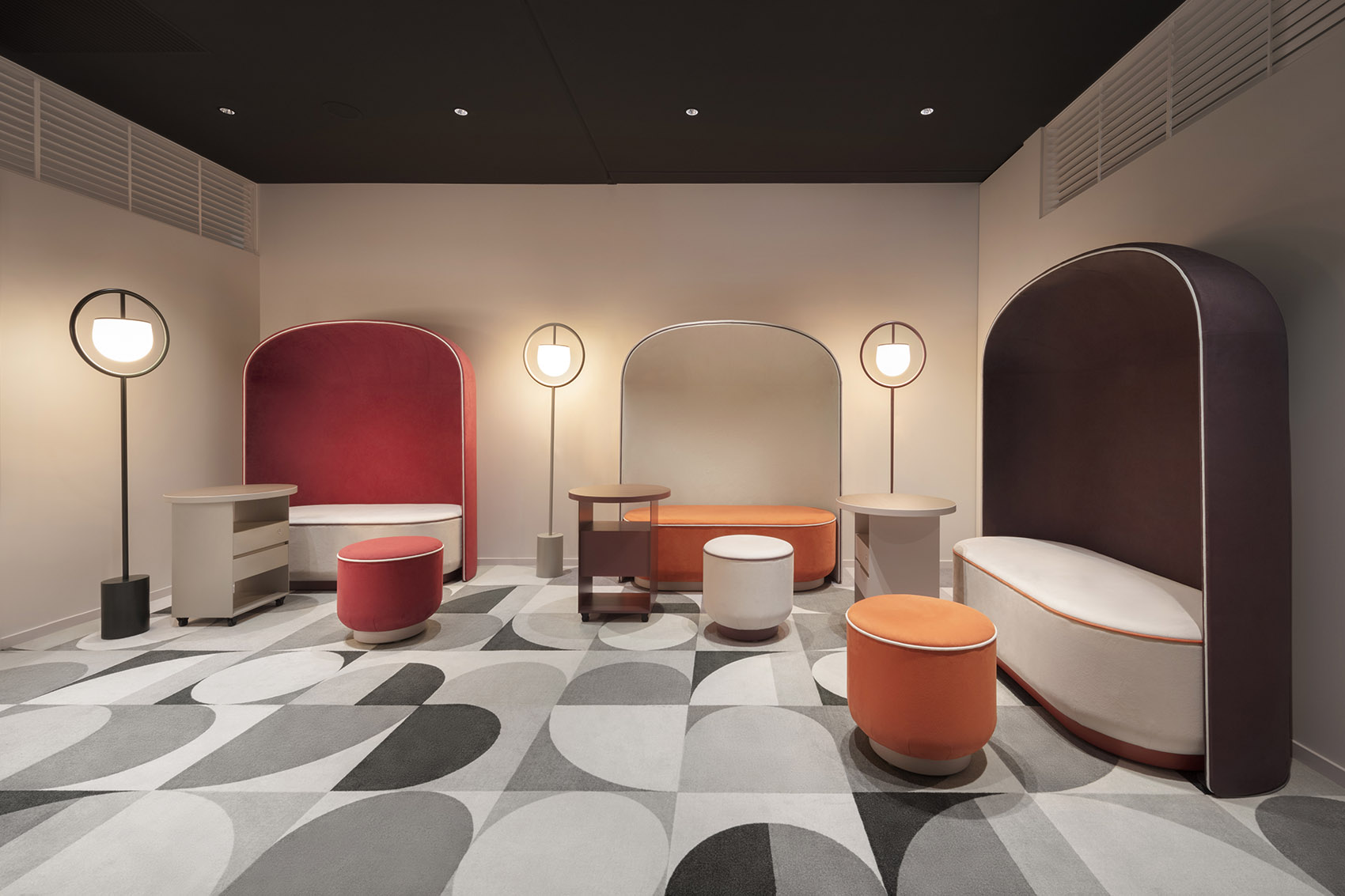 docomo shop + d garden by nendo - 谷德设计网