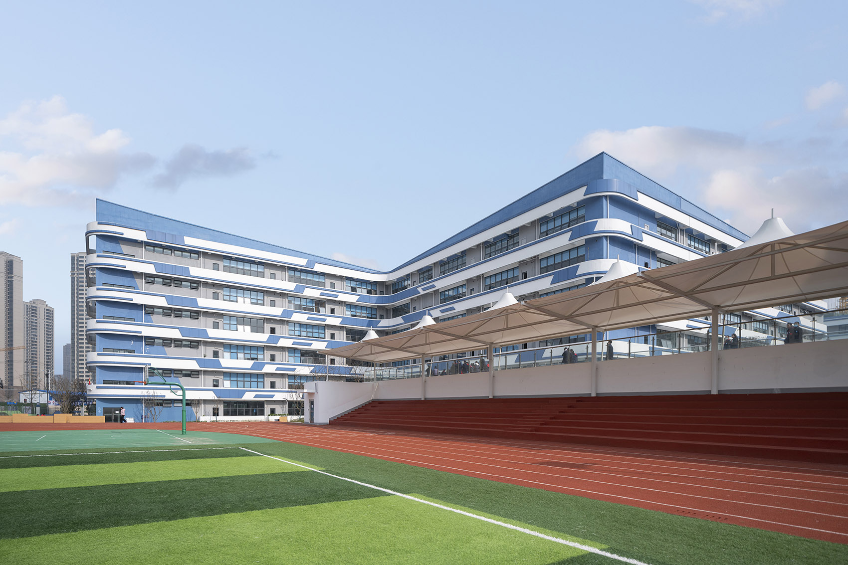 Chengdu New Century Foreign Language School, China by ZZHK Architects ...