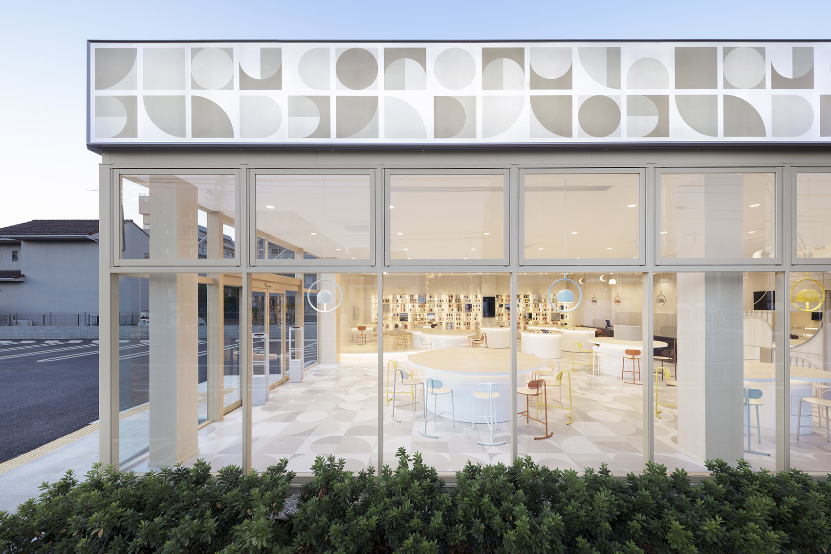 docomo shop + d garden by nendo - 谷德设计网