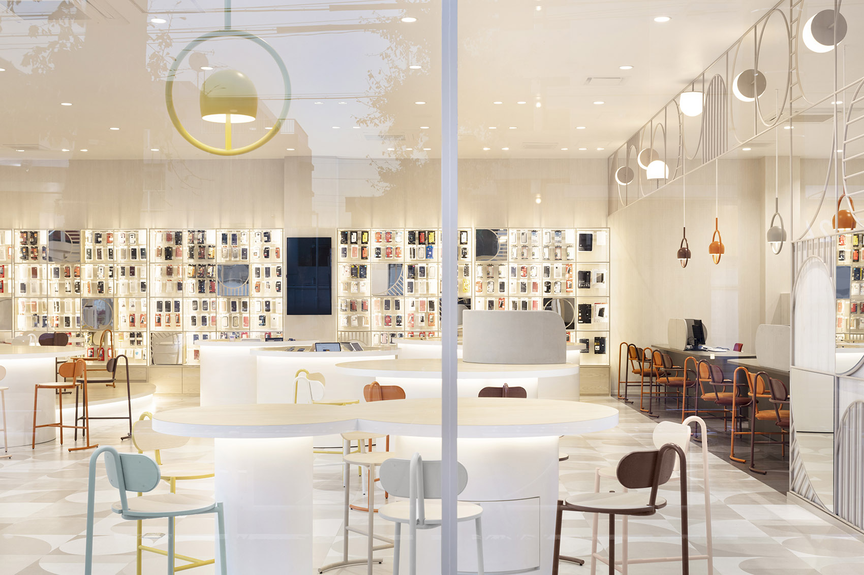 docomo shop + d garden by nendo - 谷德设计网