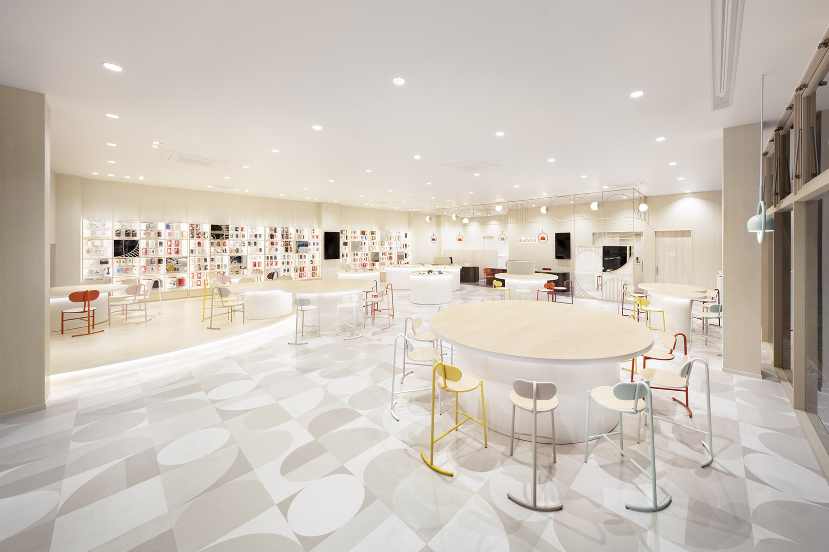 docomo shop + d garden by nendo - 谷德设计网