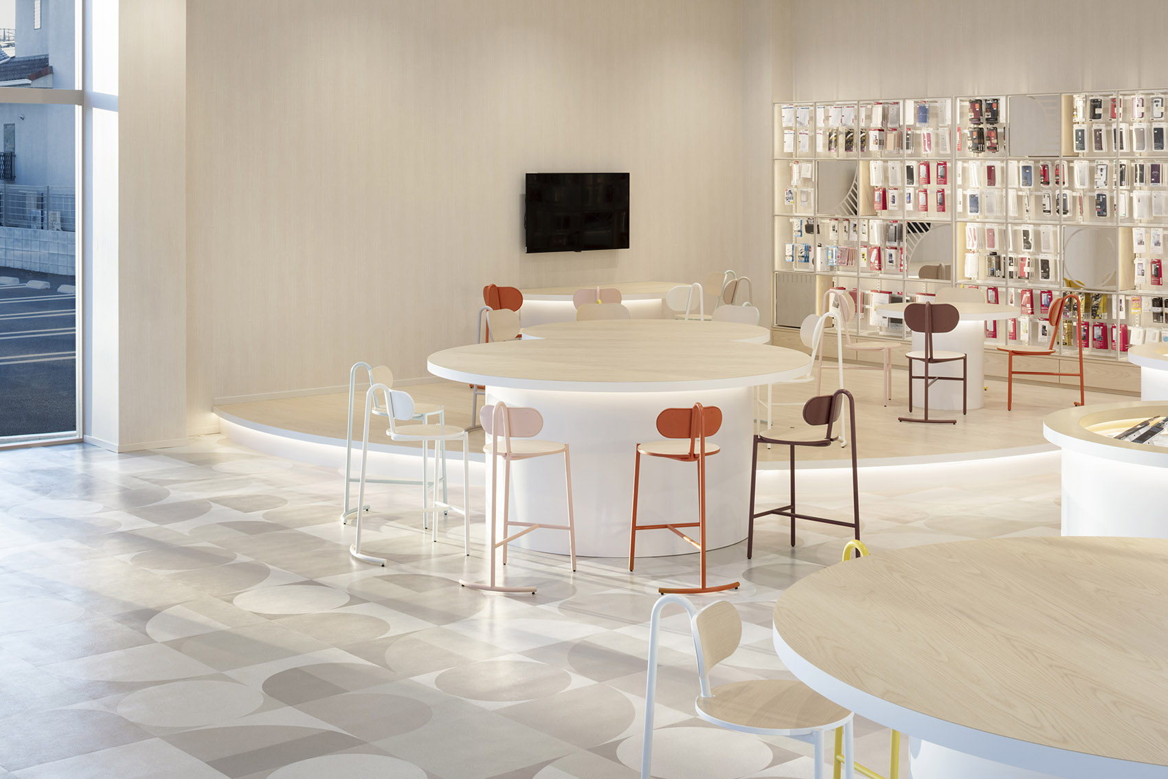 docomo shop + d garden by nendo - 谷德设计网