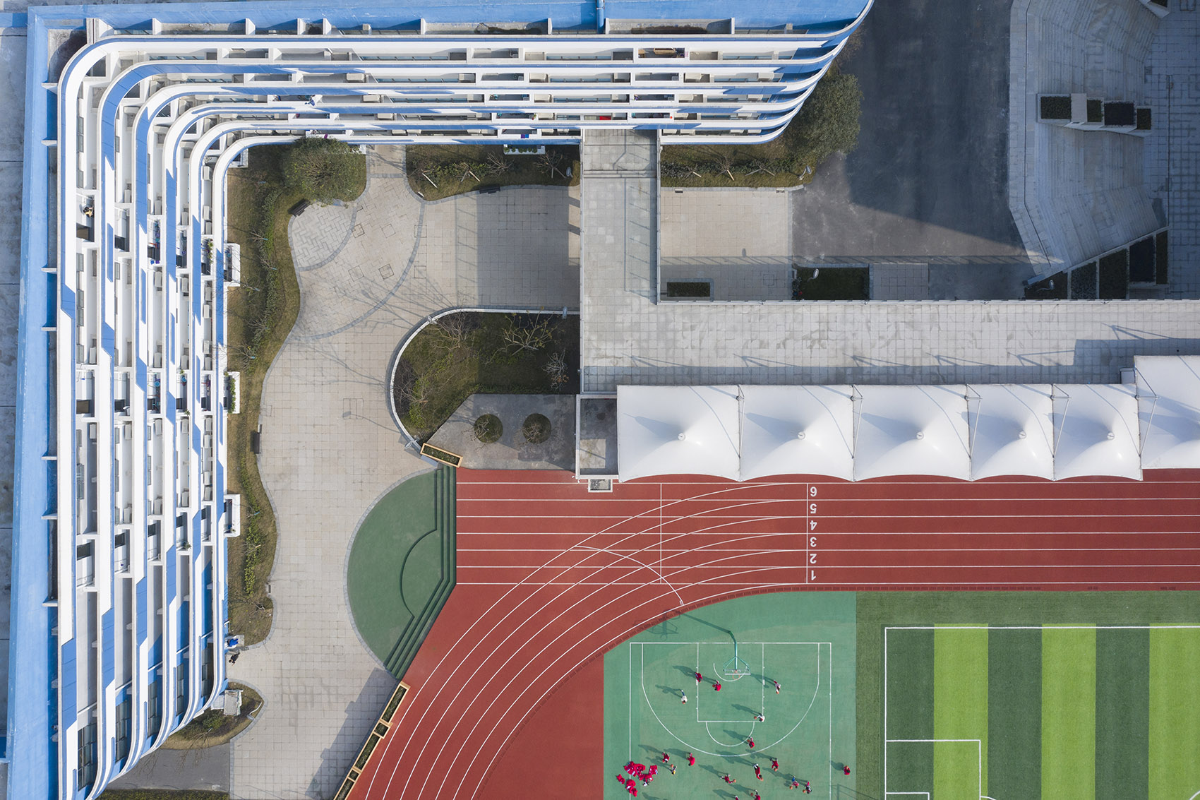 Chengdu New Century Foreign Language School, China by ZZHK Architects ...