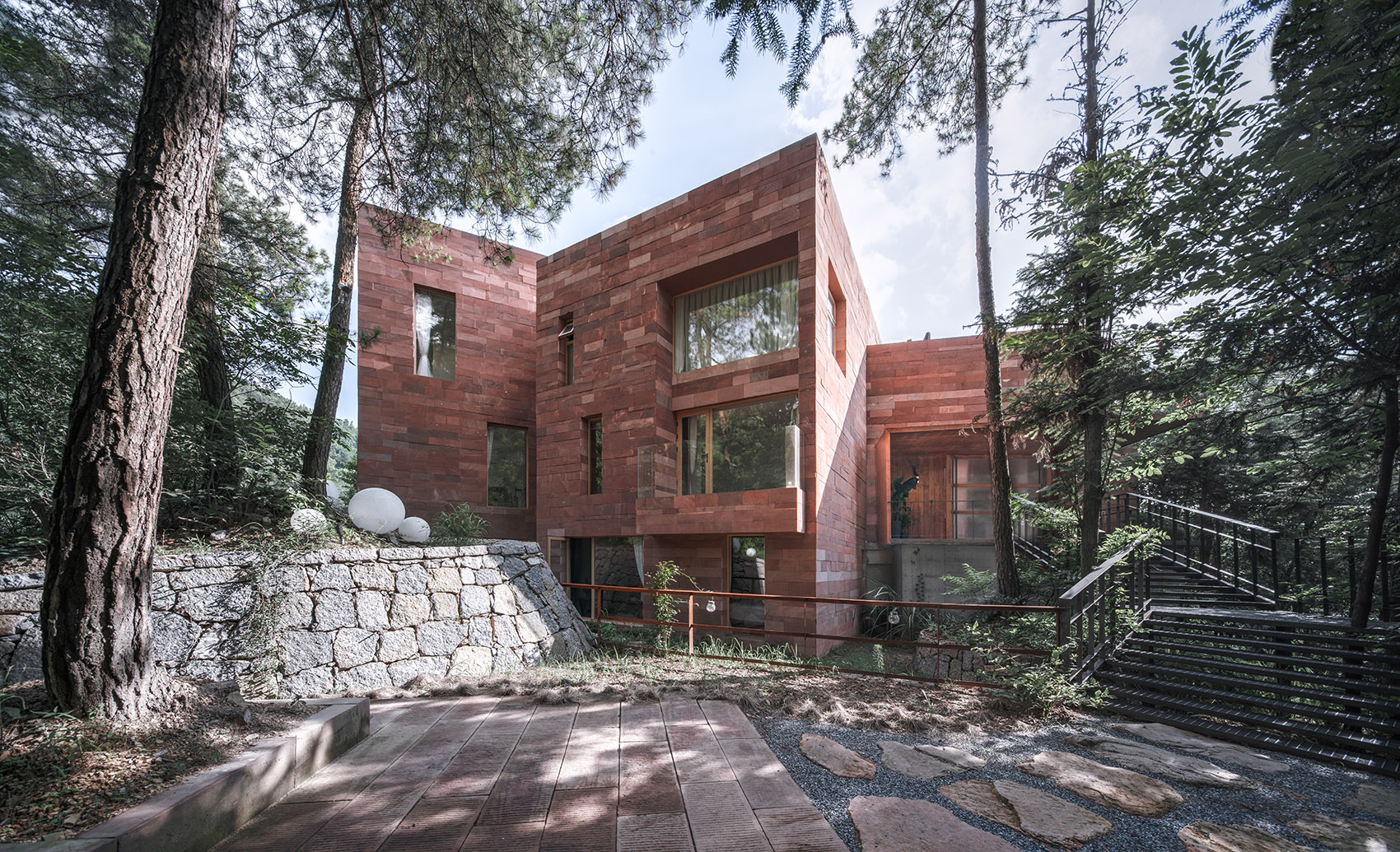 Red House, Hunan, China by Su Architects - 谷德设计网