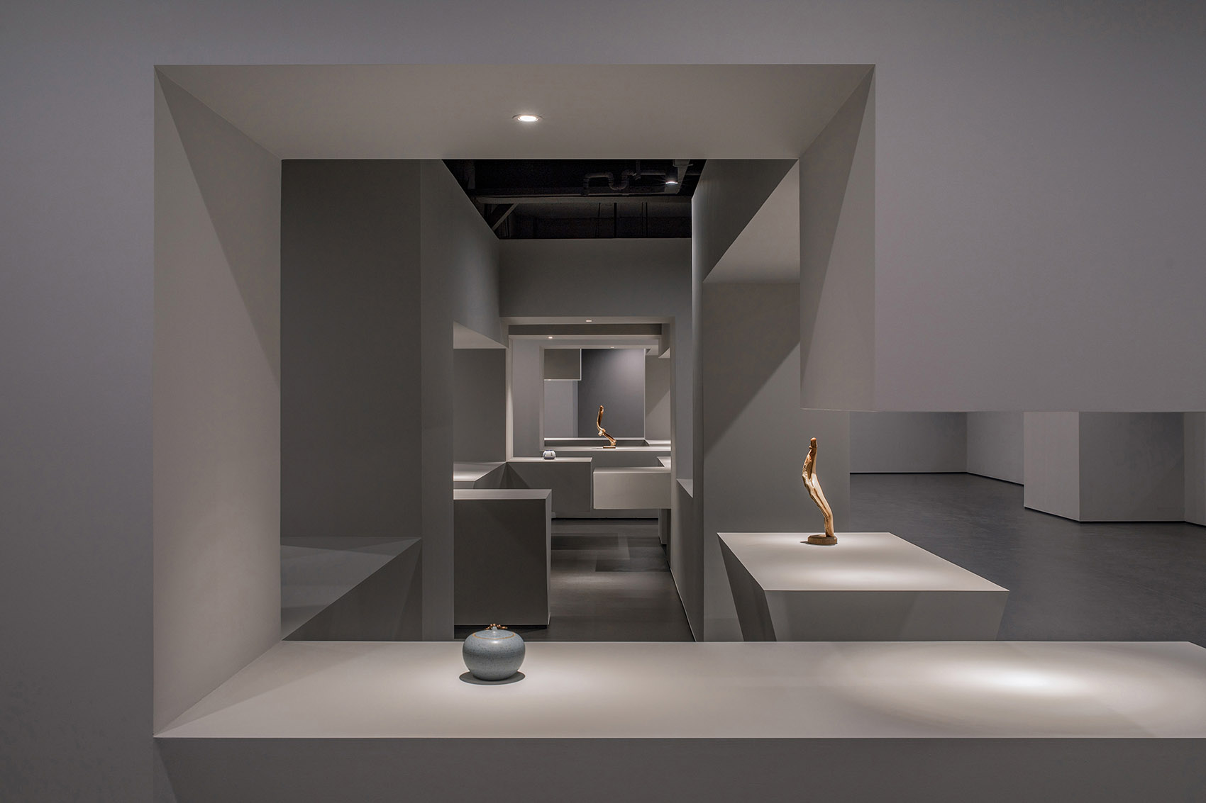 Folding gallery art Center, China by BANDe Architects - 谷德设计网