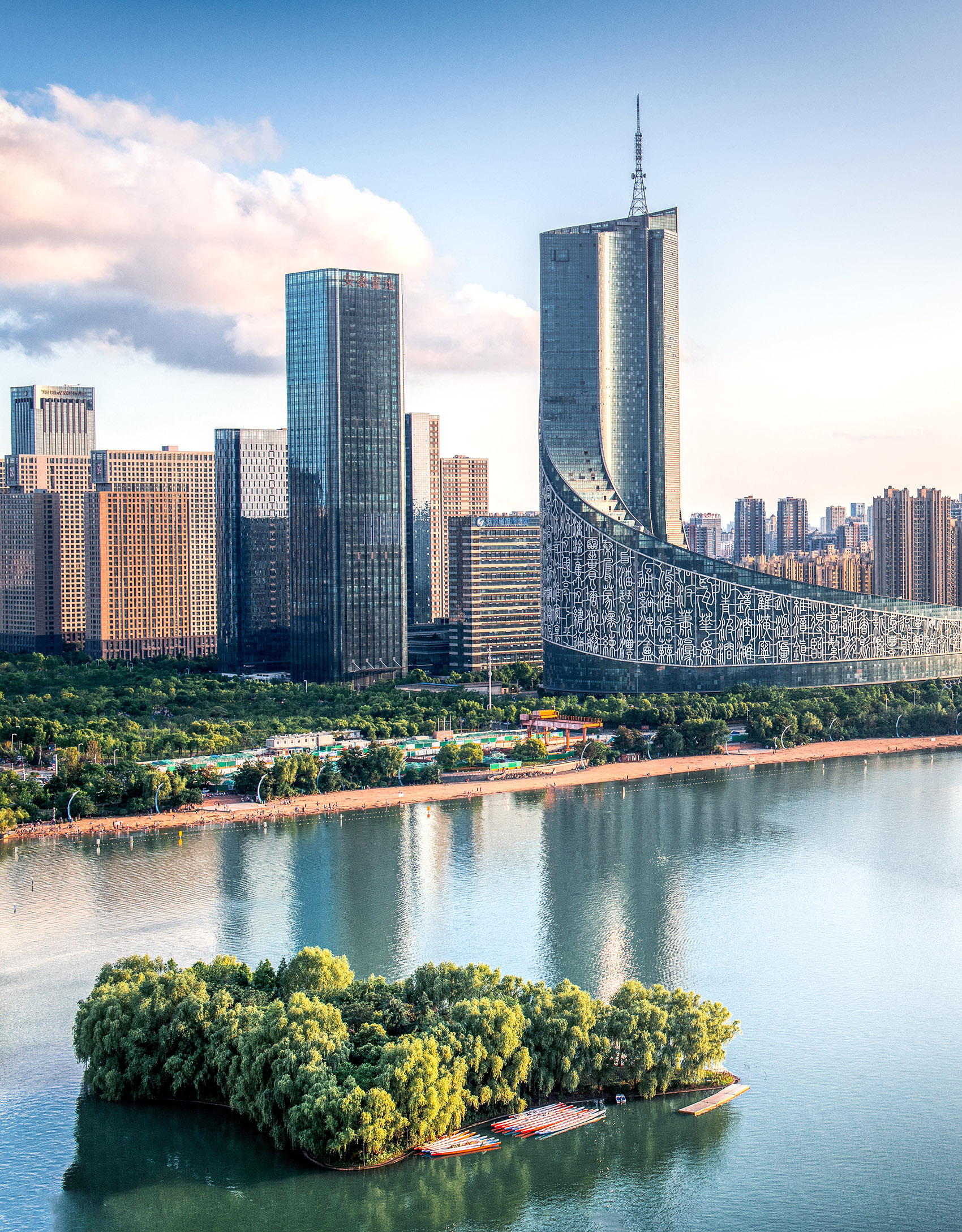 Hefei New Municipal and Culture District Swan Lake Park by L&A Design ...