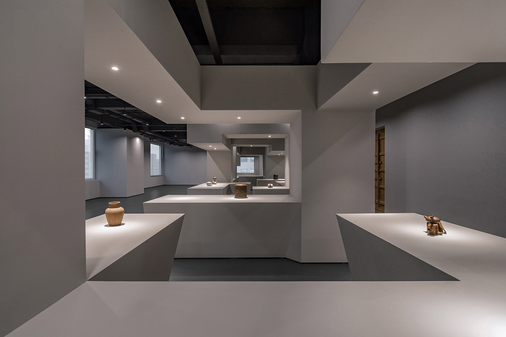 Folding gallery art Center, China by BANDe Architects - 谷德设计网