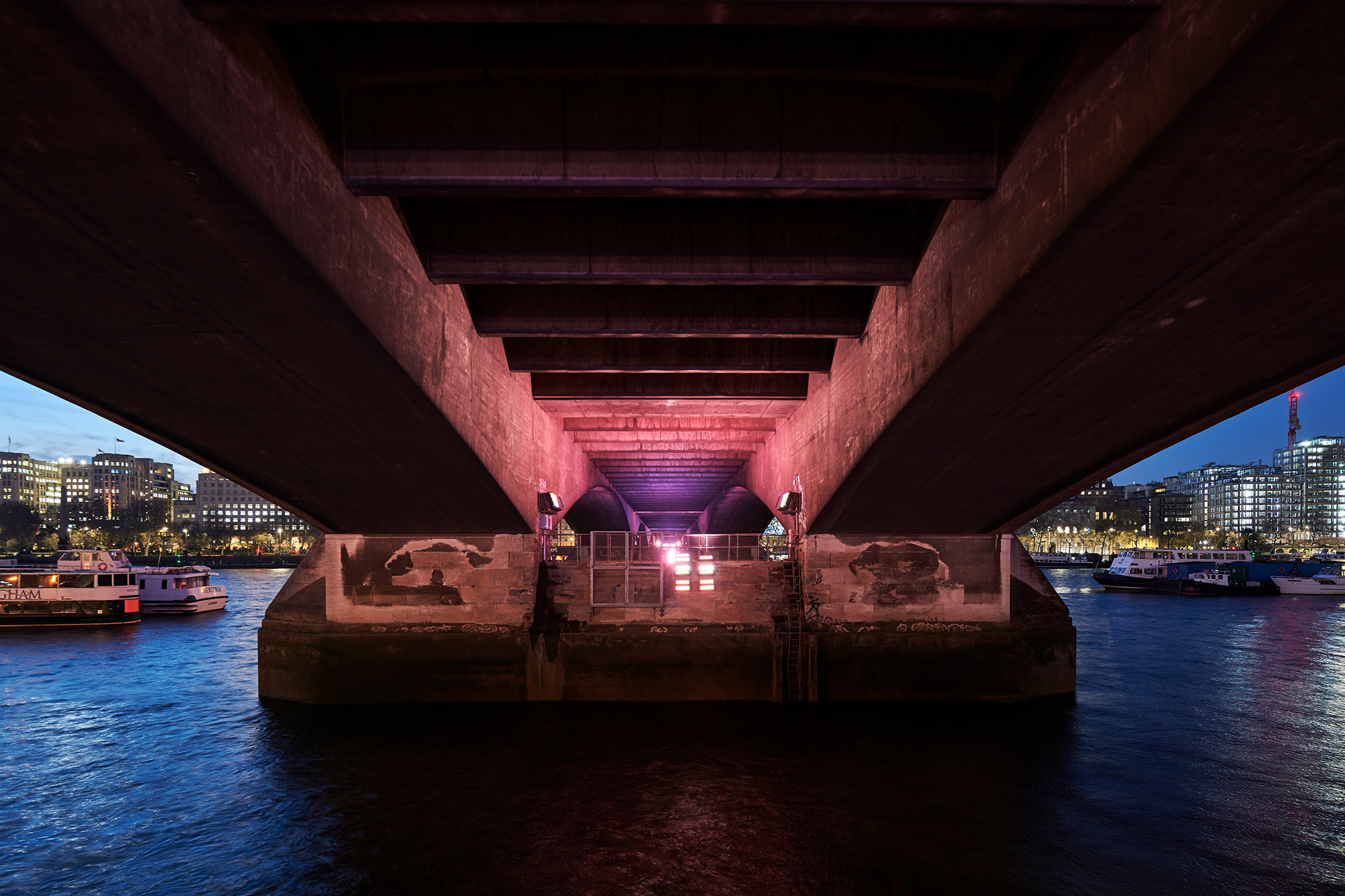 Visionary Illuminated River artwork launches across five more Thames bridges by Leo Villareal ...