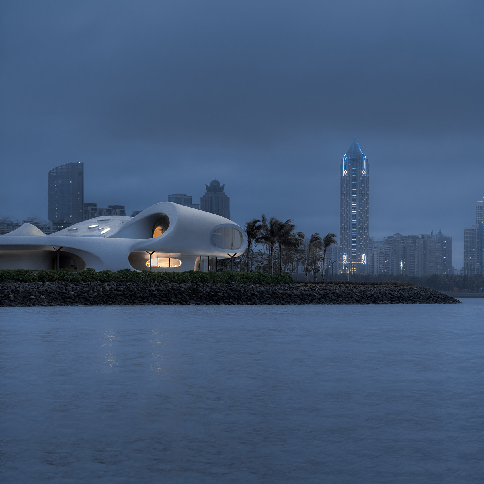 MAD-designed the Cloudscape of Haikou Completes and Opens - 谷德设计网