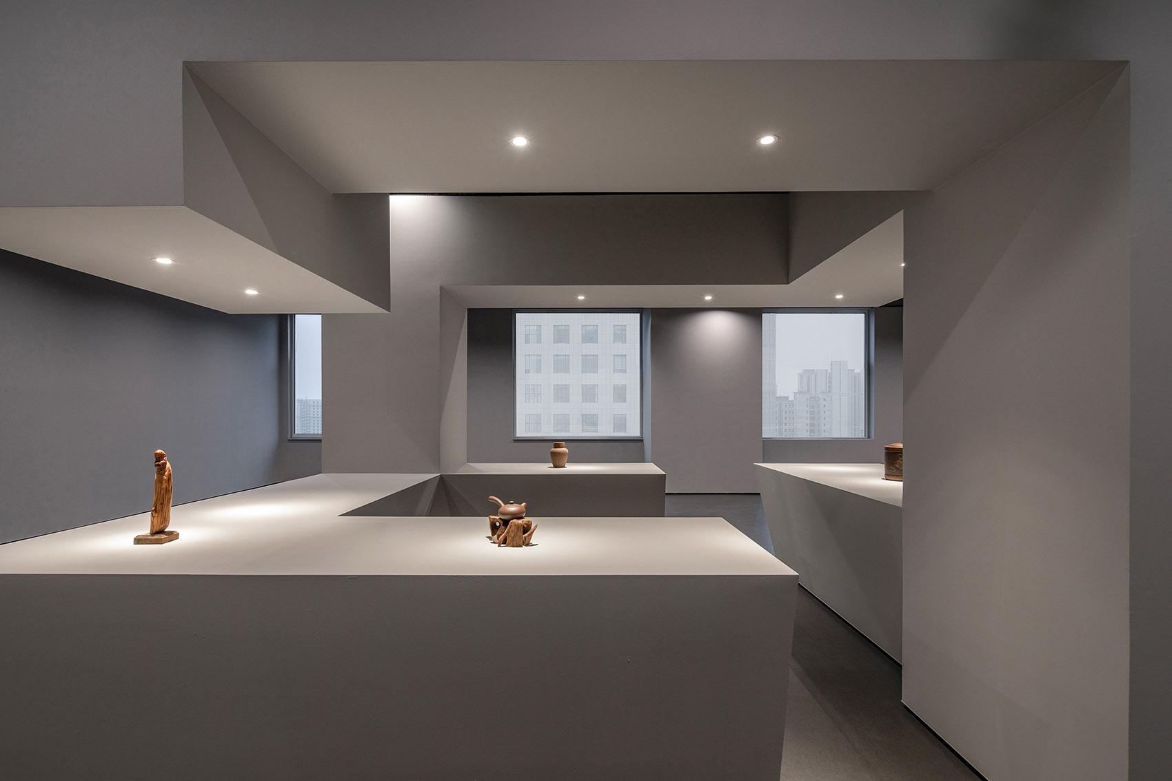 Folding gallery art Center, China by BANDe Architects - 谷德设计网