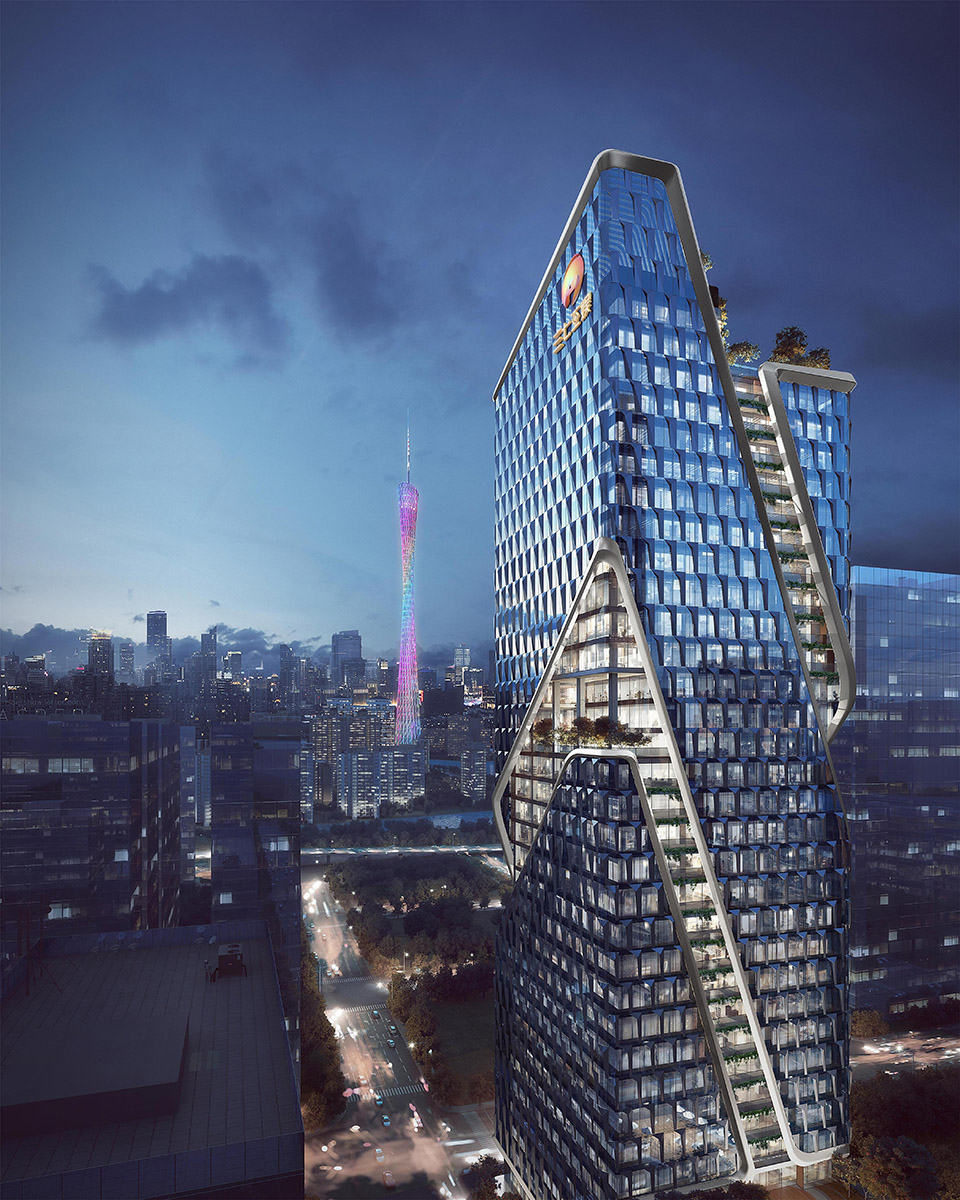三七互娱全球总部大厦，广州 / GWP Architects - 谷德设计网