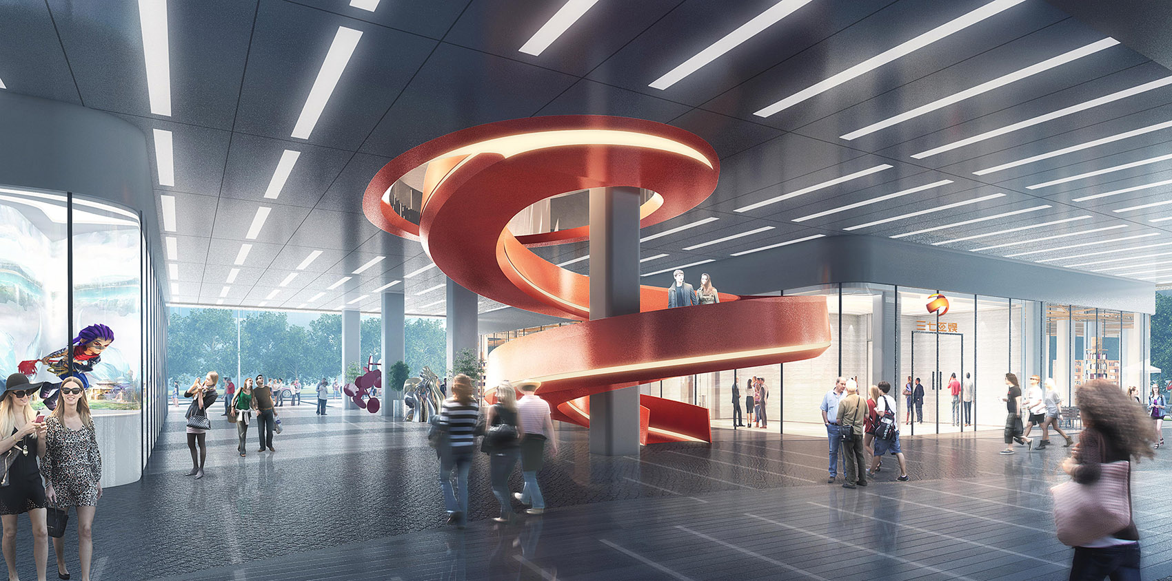 37 Interactive Entertainment Headquarters, China by GWP Architects - 谷德设计网