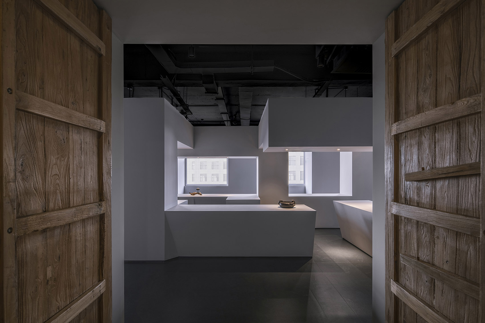 Folding gallery art Center, China by BANDe Architects - 谷德设计网