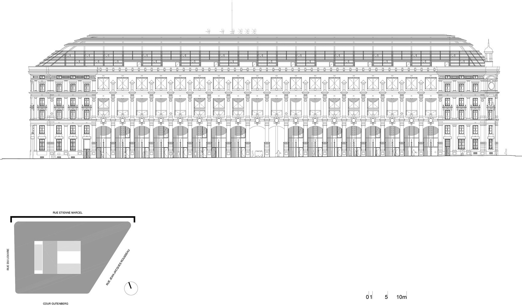 La Poste du Louvre by Dominique Perrault Architect - 谷德设计网