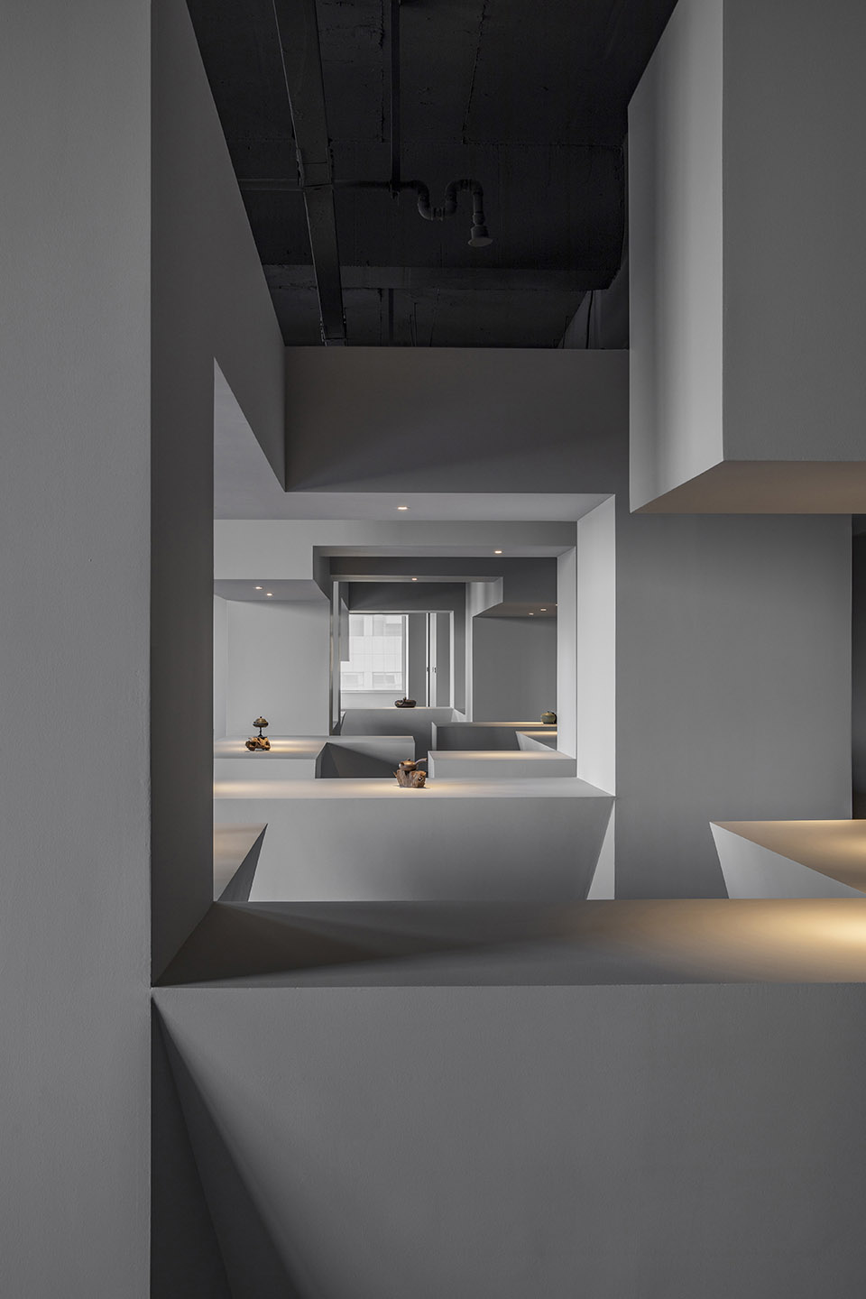 Folding gallery art Center, China by BANDe Architects - 谷德设计网