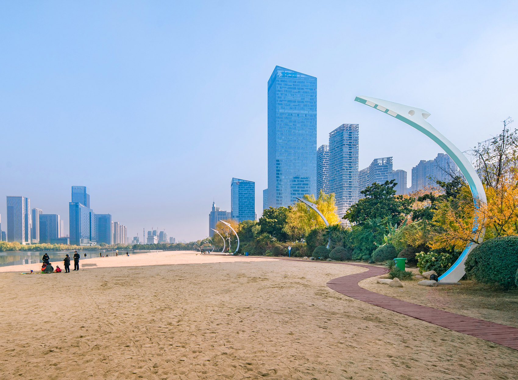 Hefei New Municipal and Culture District Swan Lake Park by L&A Design ...