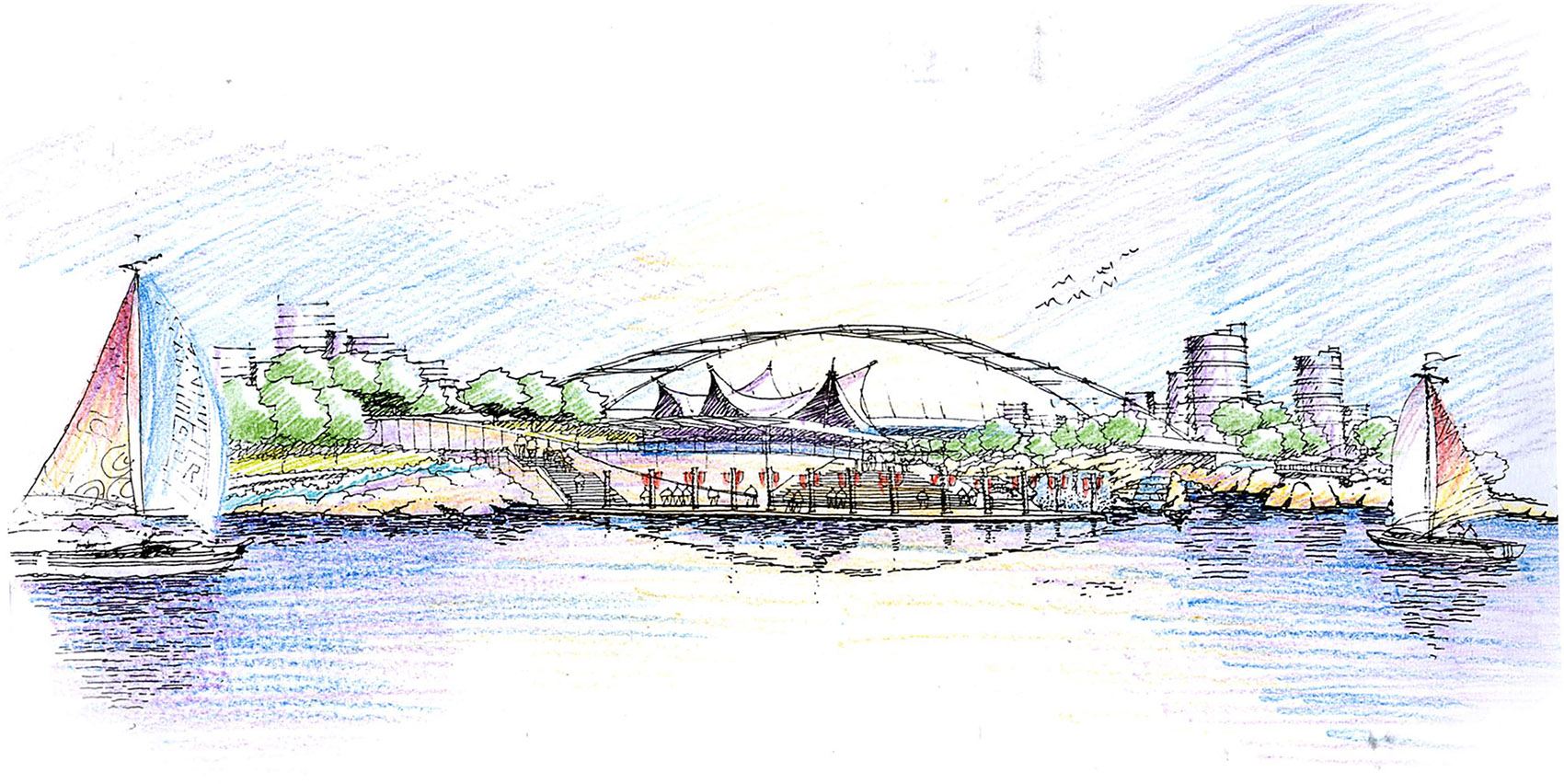 Hefei New Municipal and Culture District Swan Lake Park by L&A Design ...