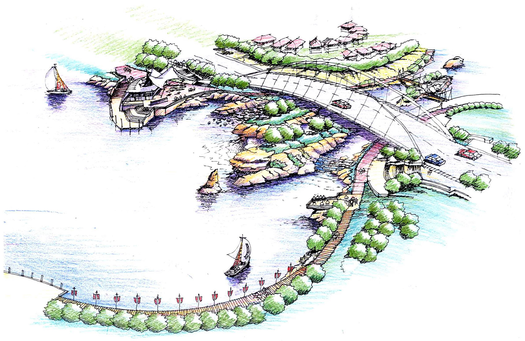 Hefei New Municipal and Culture District Swan Lake Park by L&A Design ...