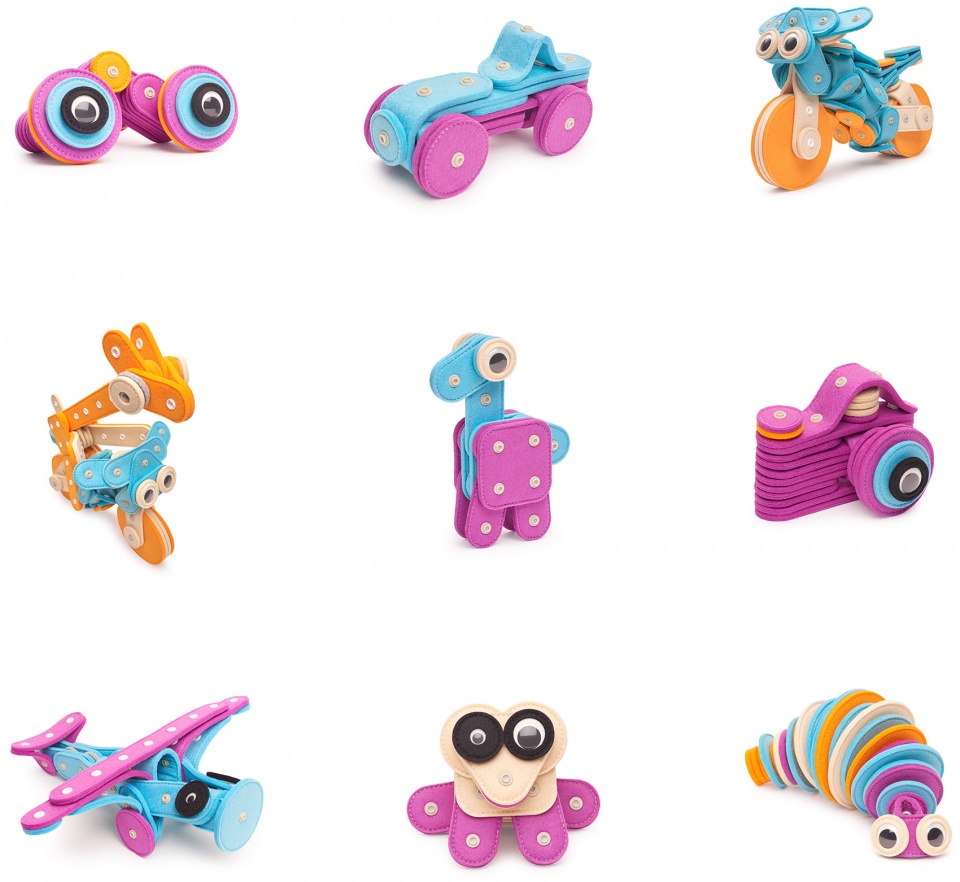 KNOP KNOP Soft Toy Building Kit by Rodion Zenevich - 谷德设计网