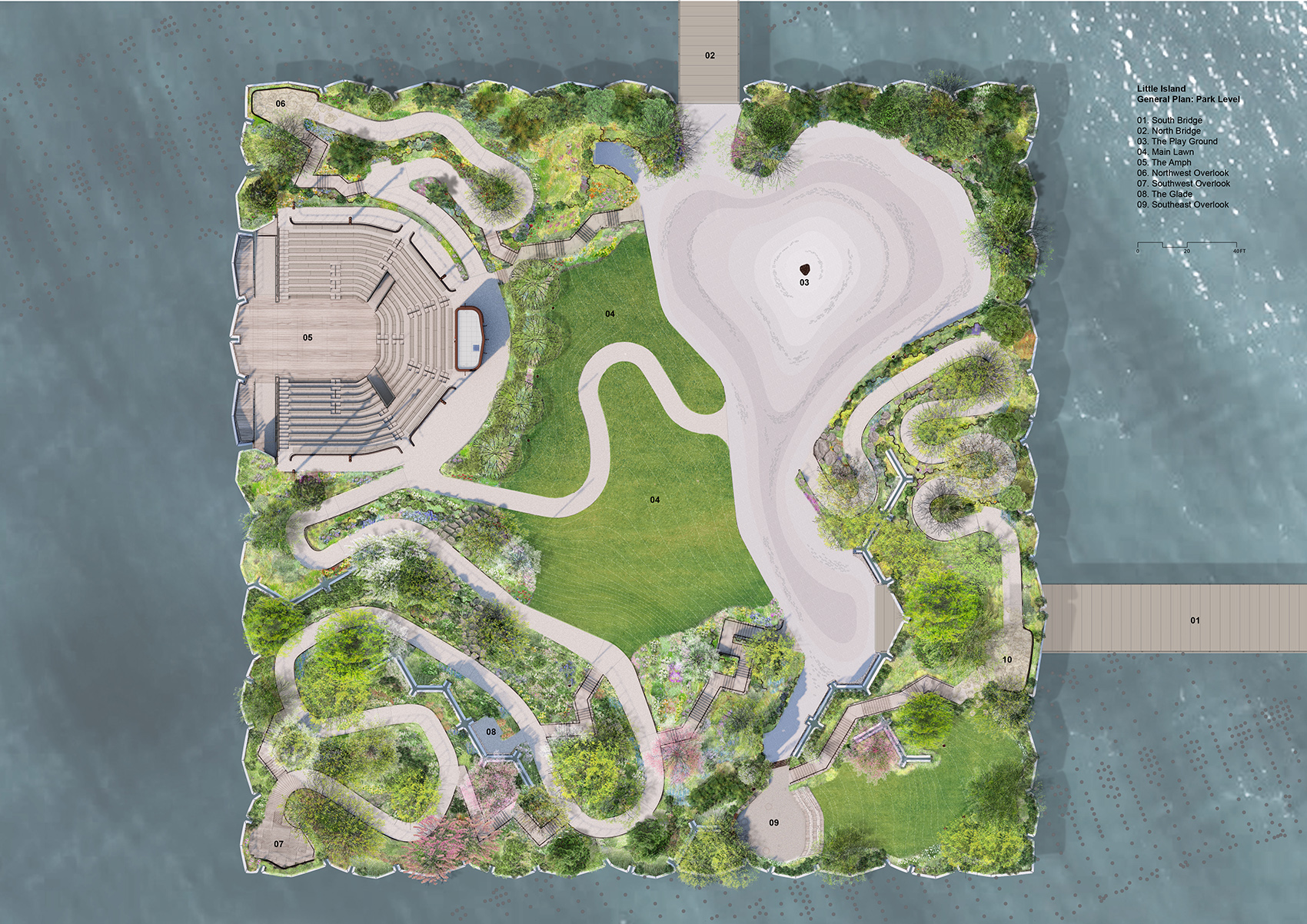 Little Island水上公园，纽约 / Heatherwick Studio - 谷德设计网