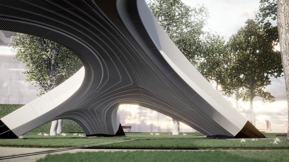 Introducing Striatus – the first of its kind 3D concrete printed arched ...