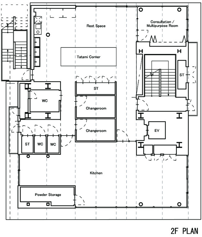 PALETTE Workspace for Continuous Employment by Kosuke Bando Architects ...