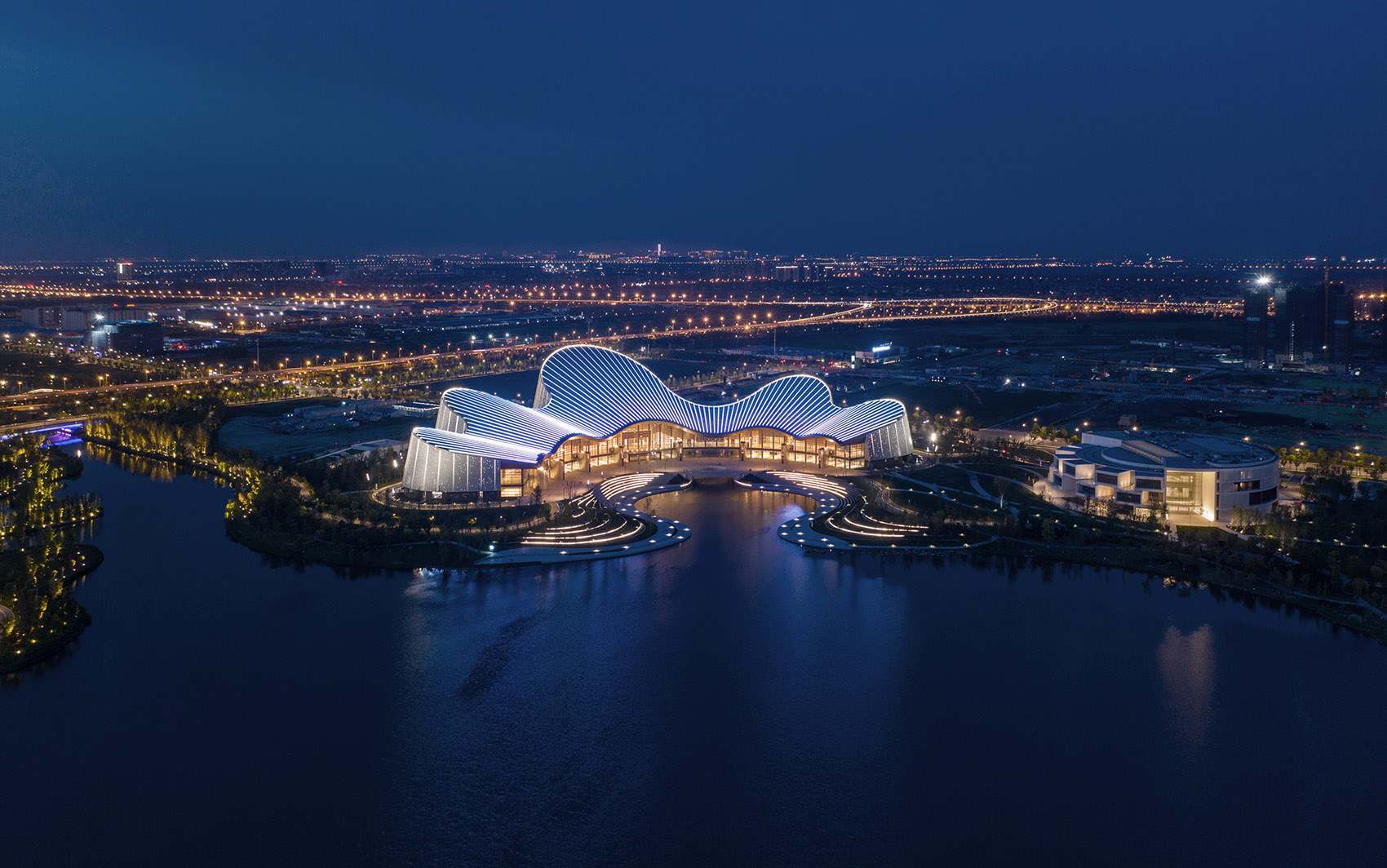 Nantong Grand Theater & Nantong Art Museum Lighting Design by TUNGSTEN ...