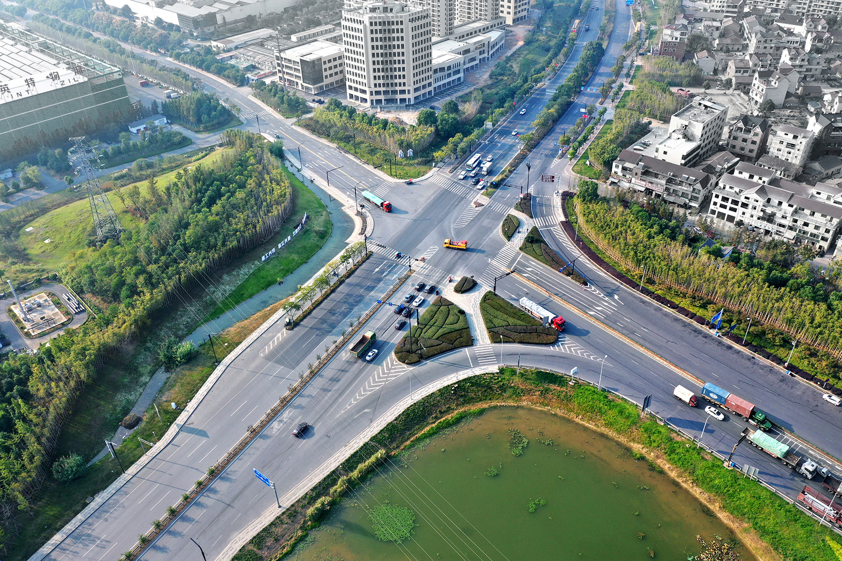 Landscape renovation design of Hangjinqu Expressway Lanxi Toll Station ...
