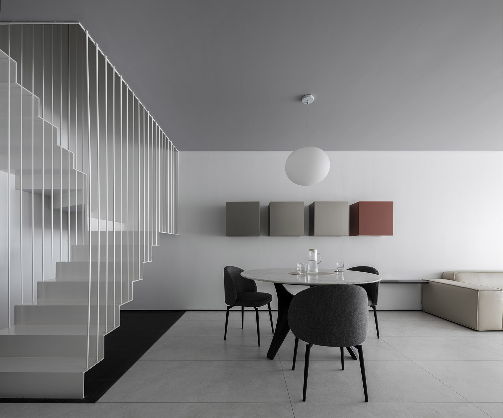 Linear Staircase House, China by WUY ARCHITECTS - 谷德设计网