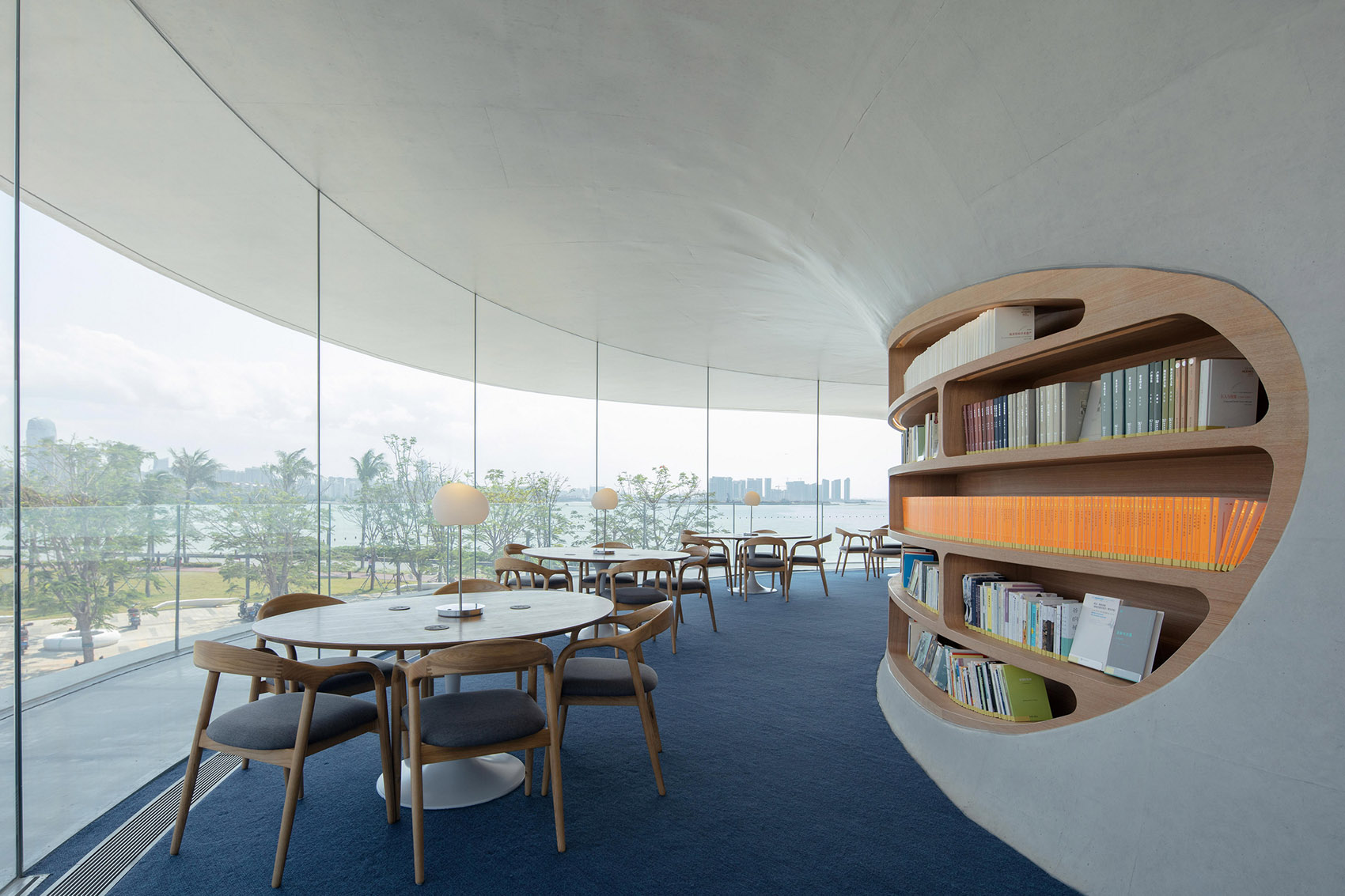 Wormhole Library Interior Design by MAD + LHBY - 谷德设计网
