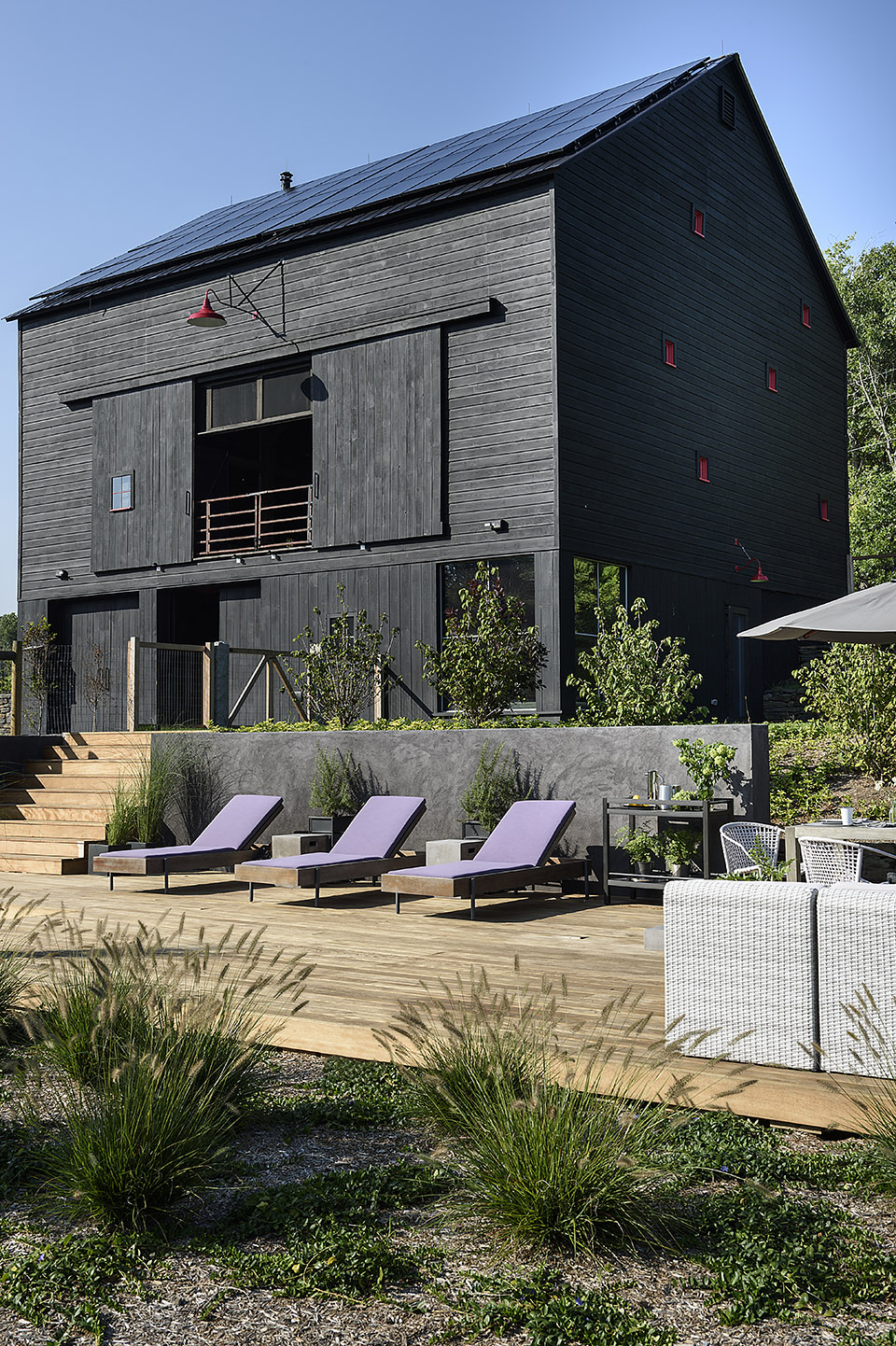 Fox Hall Barn House by BarlisWedlick - 谷德设计网