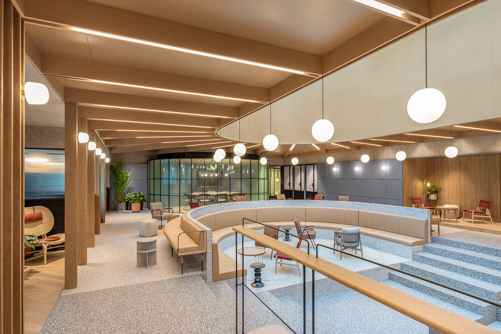 Social Space at Jing’an Kerry Centre, Shanghai by Linehouse - 谷德设计网