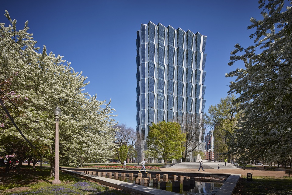 One Hundred residential tower by Studio Gang - 谷德设计网