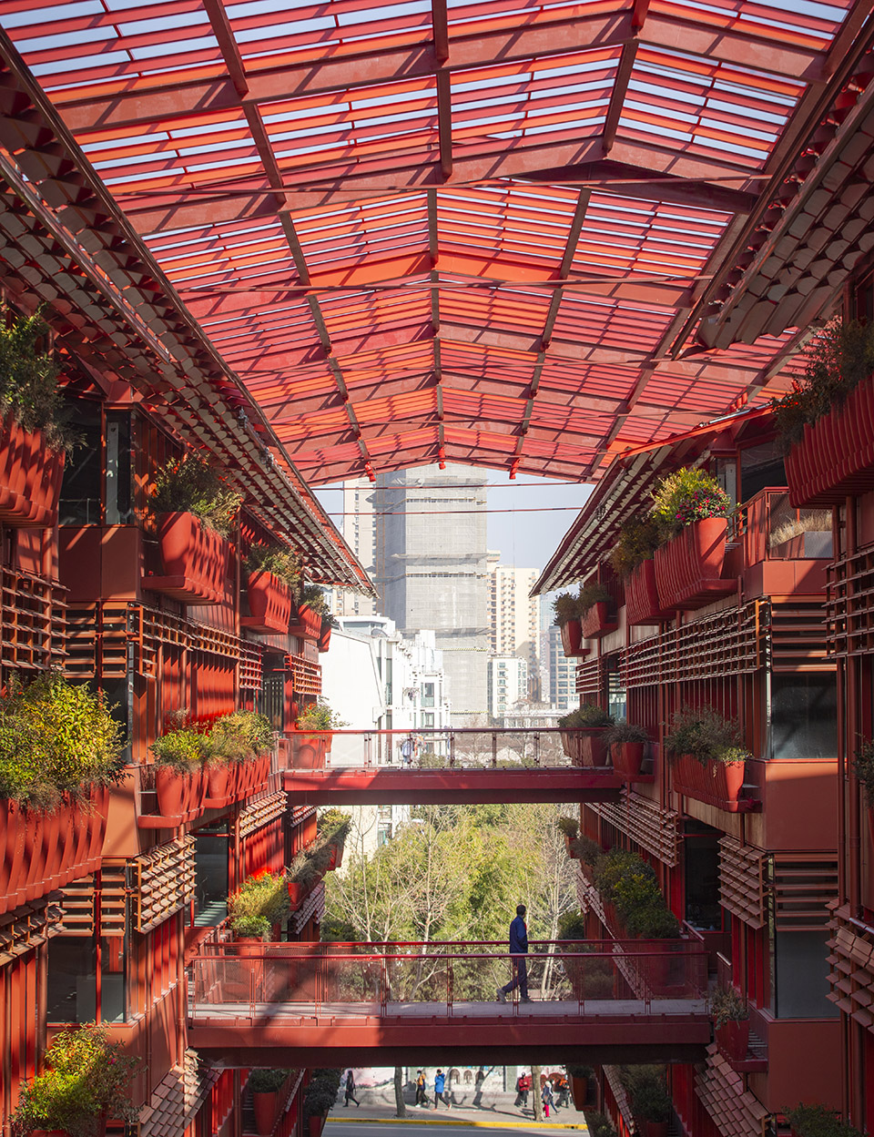 Landscape architectural and living facade design for “The Roof” by ...