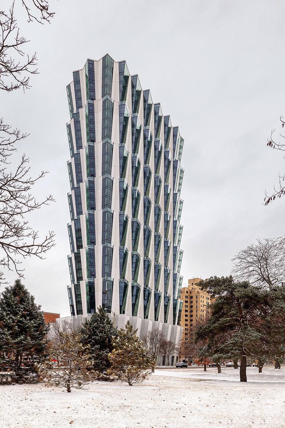 One Hundred residential tower by Studio Gang - 谷德设计网