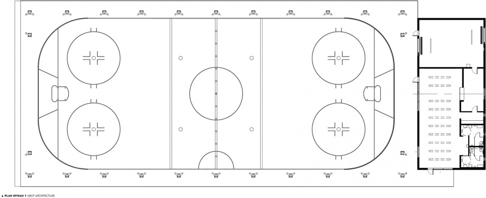 Parc des Saphirs skating rink by ABCP architecture - 谷德设计网