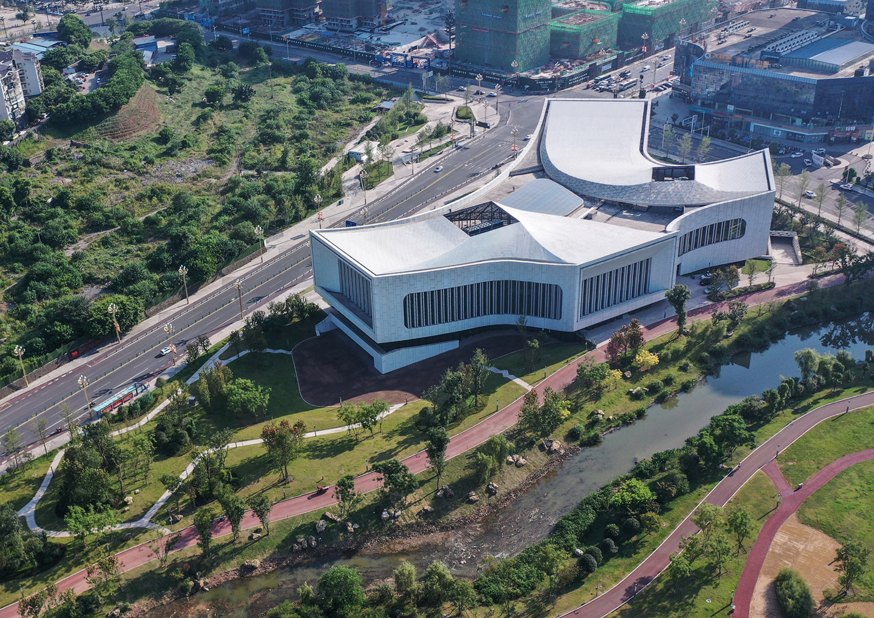 Yibin science and Technology Museum, China by TJAD - 谷德设计网