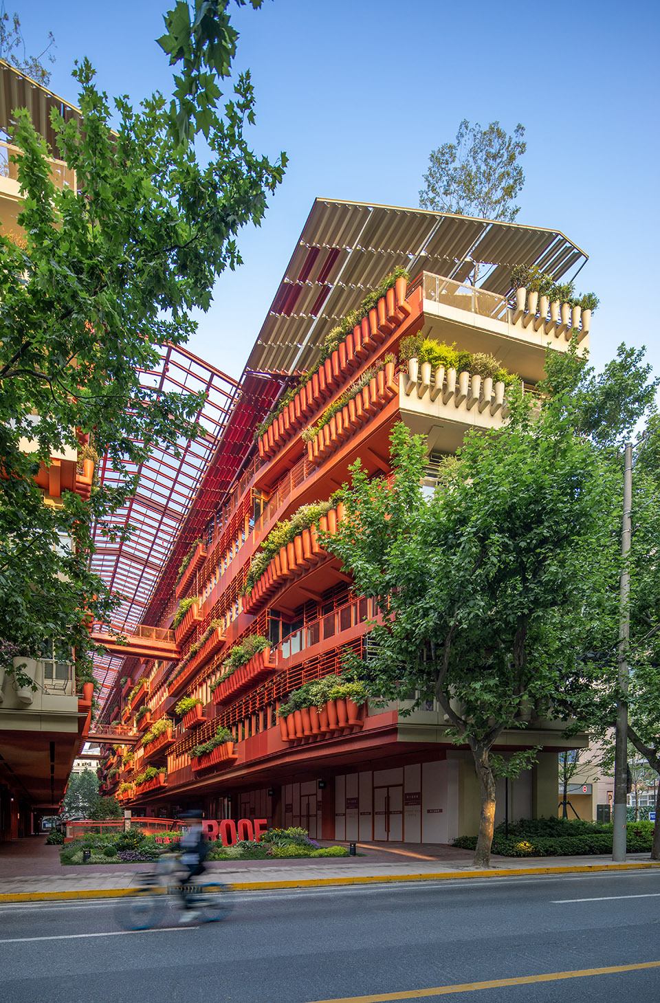 Landscape architectural and living facade design for “The Roof” by ...