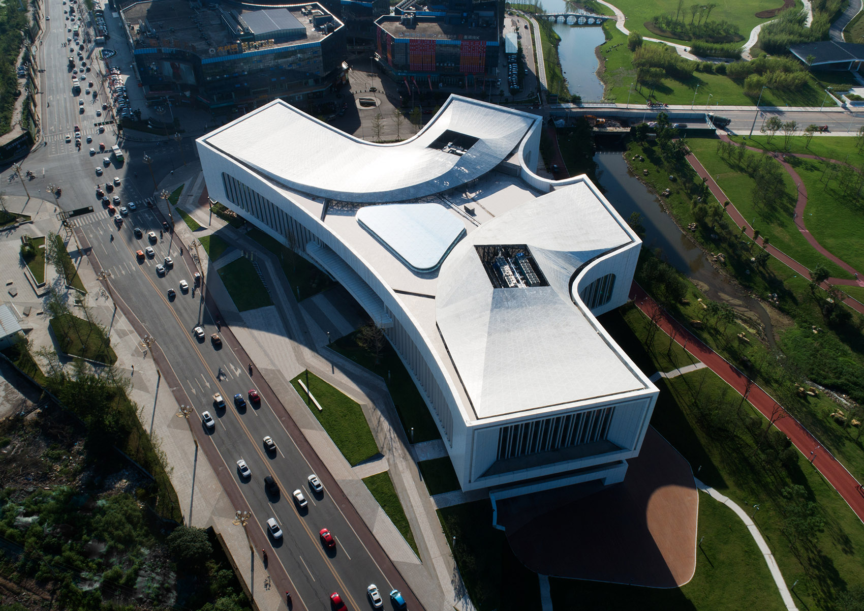 Yibin science and Technology Museum, China by TJAD - 谷德设计网