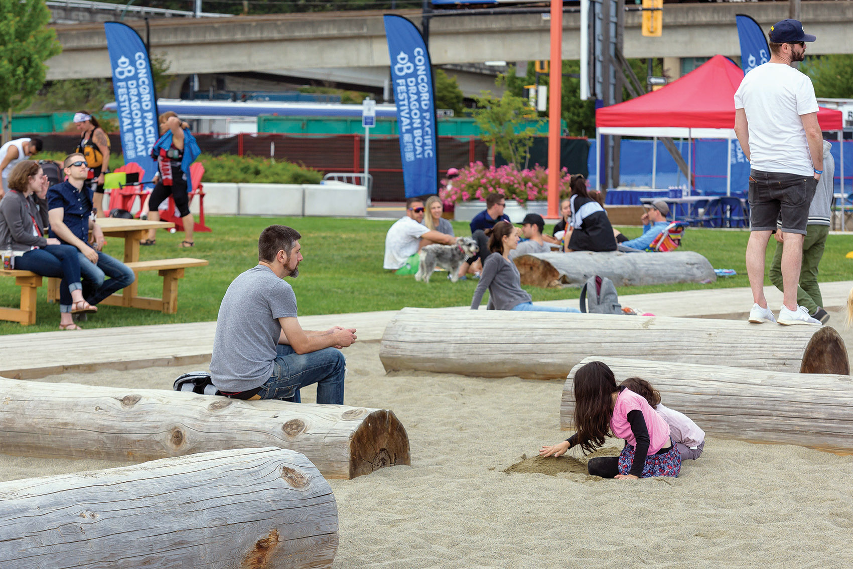 Concord Community Pop-up Park, Vancouver by PWL Partnership Landscape ...
