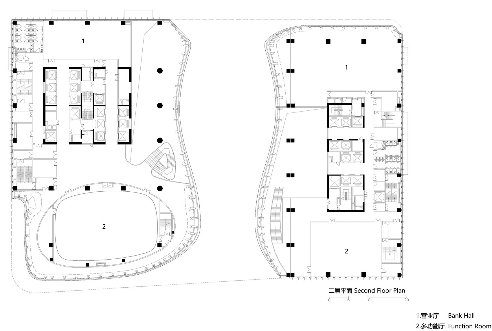 CDB Bank & Minsheng Bank Financial Building, china by ZHUBO Design ...