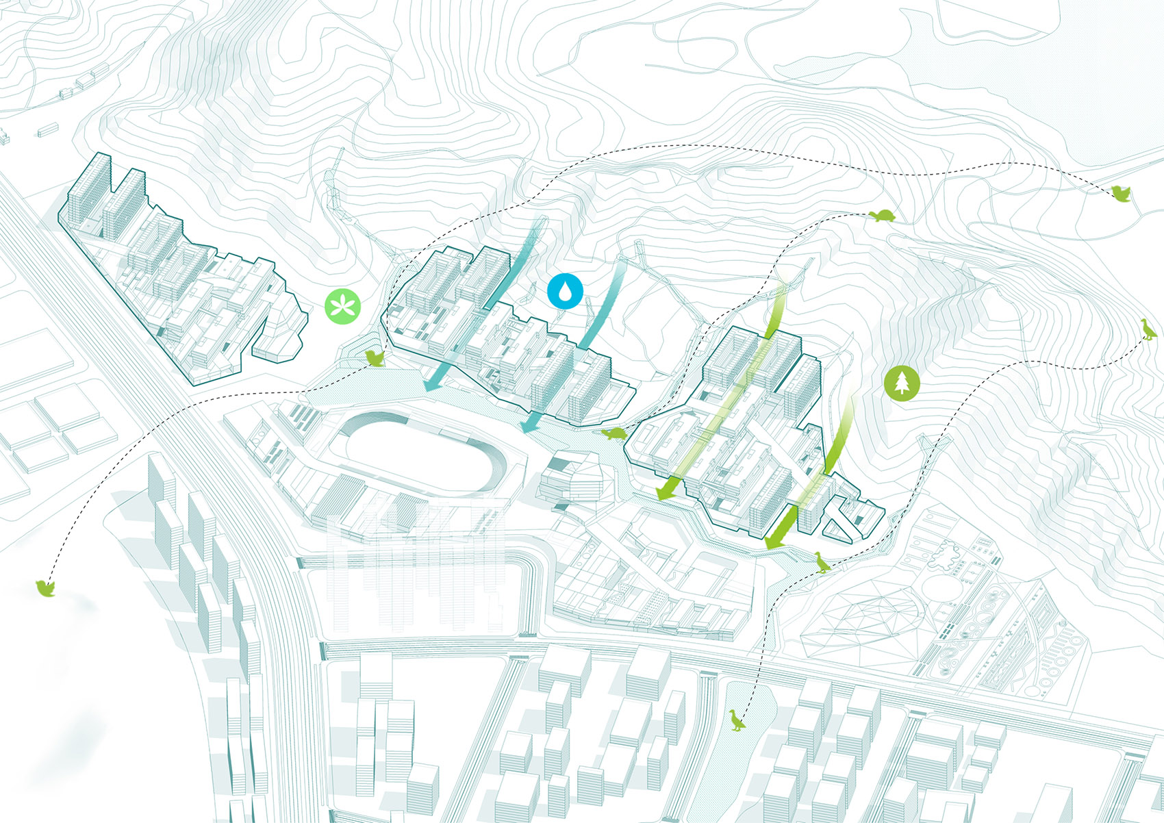 Shenzhen Institute of Advanced Technology Campus Design (competition ...