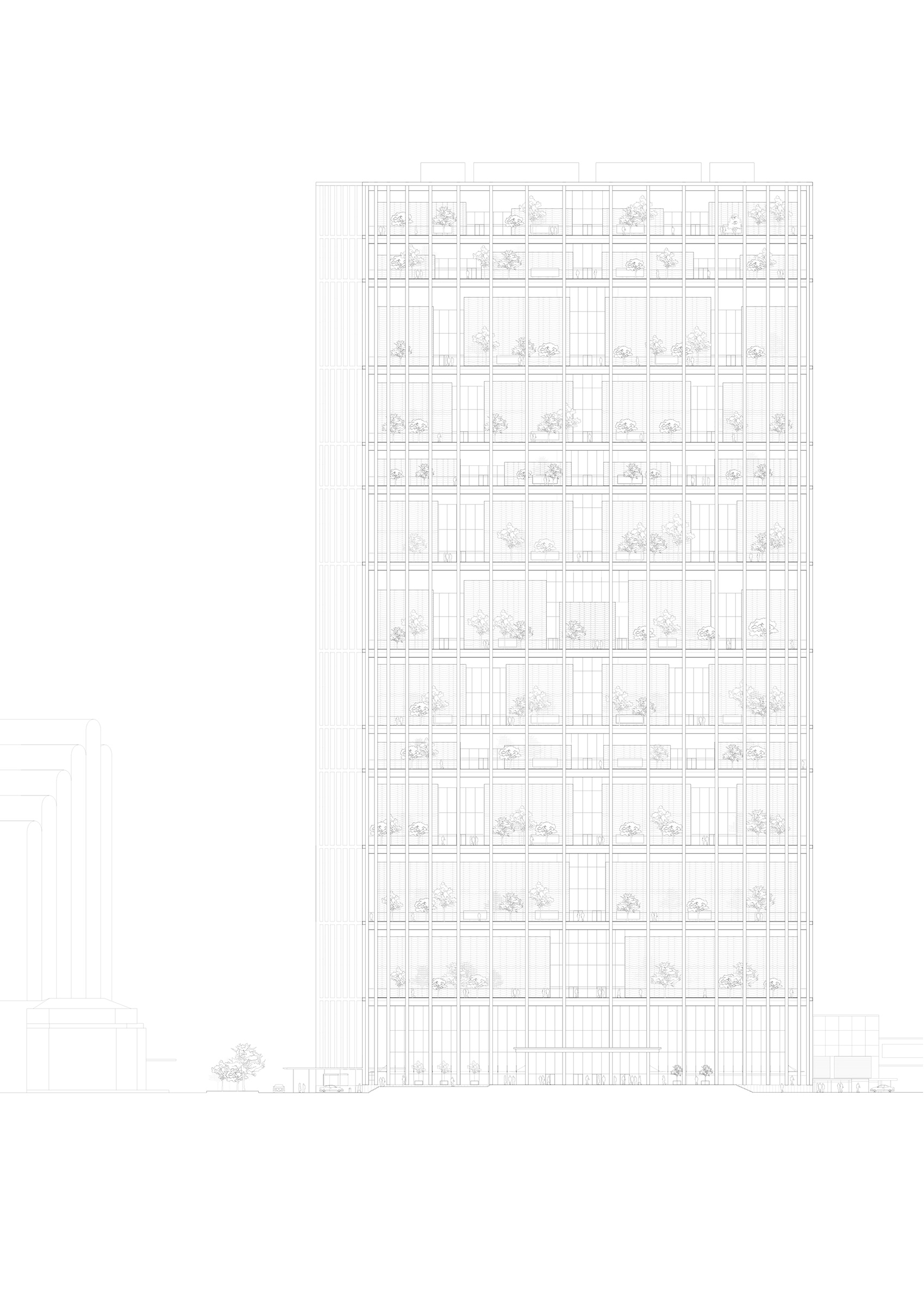 New State Courts Towers by Serie Architects + Multiply Architects - 谷德设计网